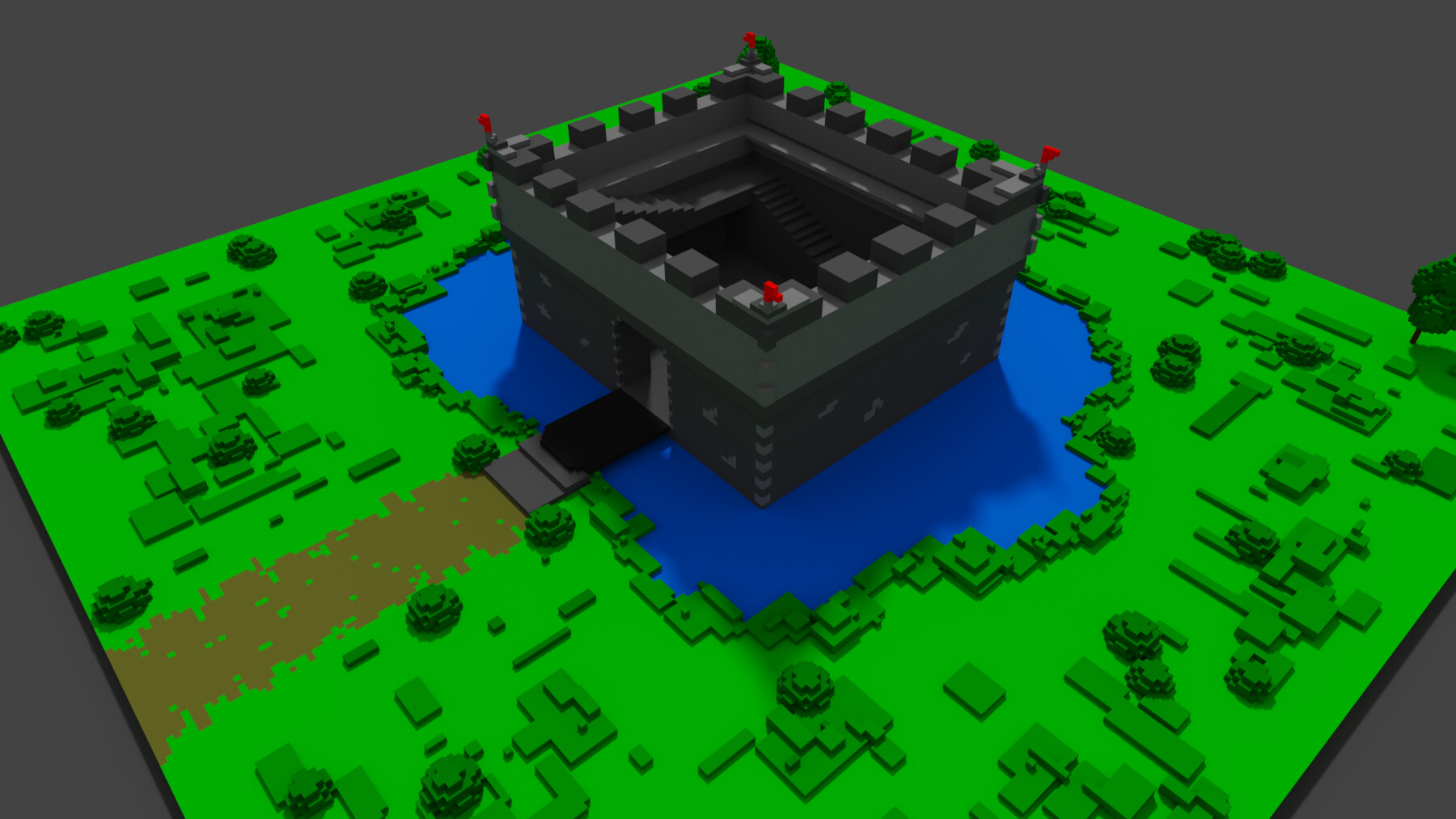 ArtStation - Fortress Voxel | Game Assets