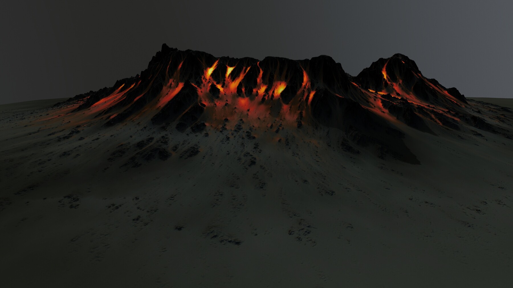 ArtStation - Volcano Terrain | Game Assets