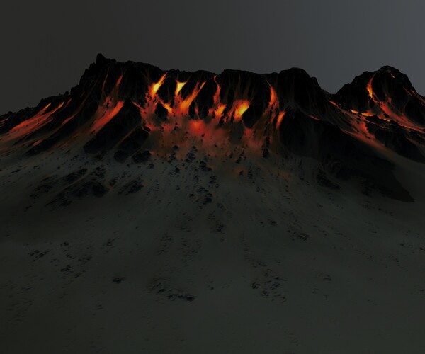 ArtStation - Volcano Terrain | Game Assets