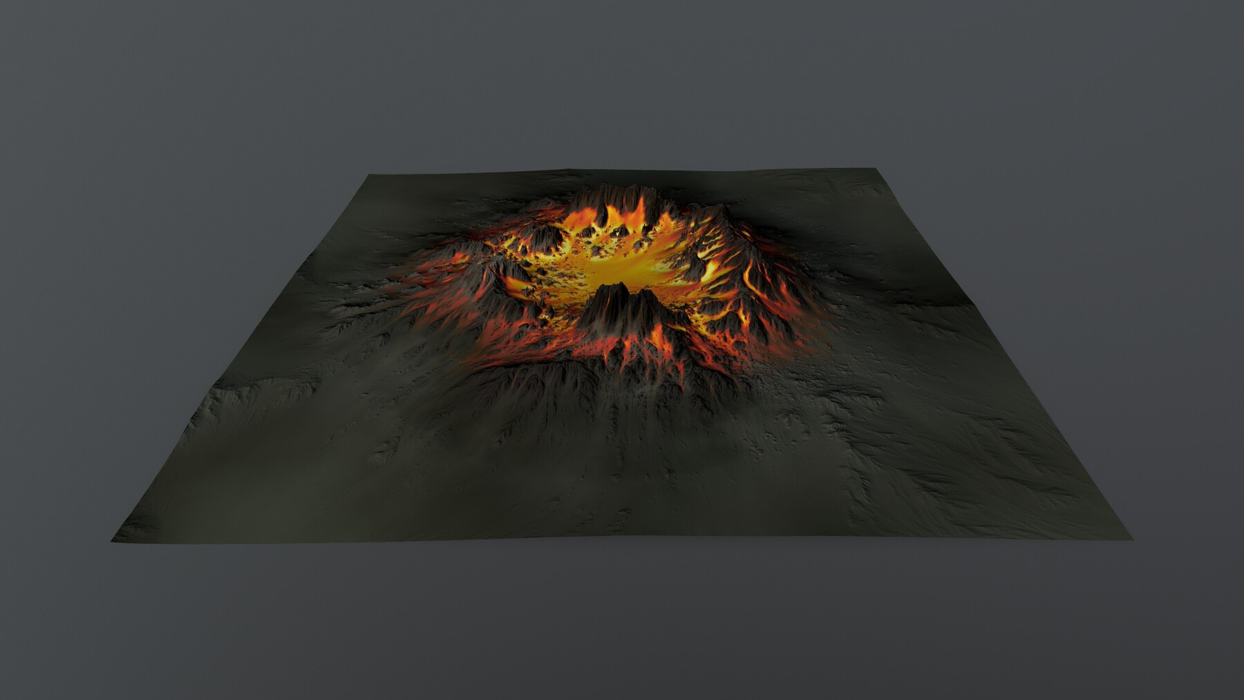 ArtStation - Volcano Terrain | Game Assets