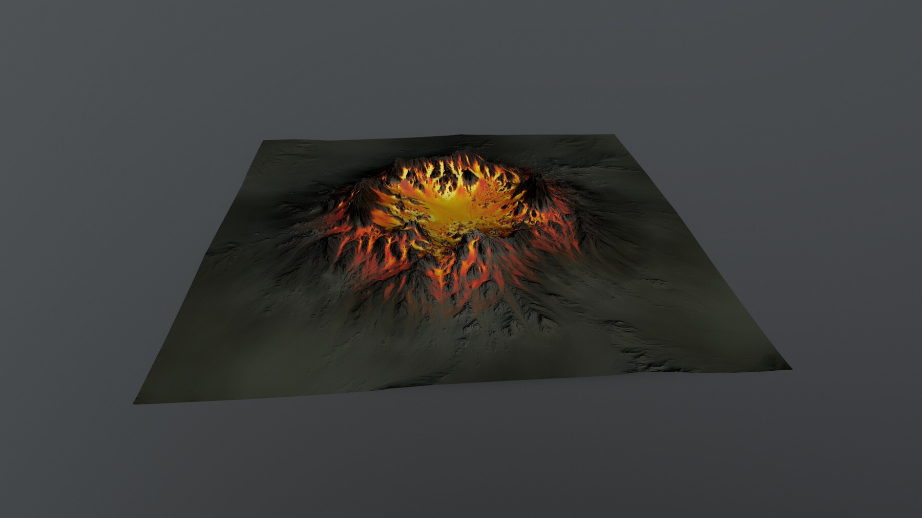 ArtStation - Volcano Terrain | Game Assets