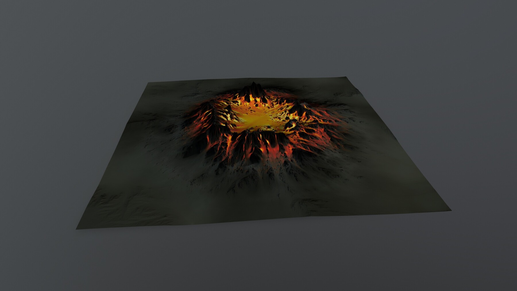 ArtStation - Volcano Terrain | Game Assets