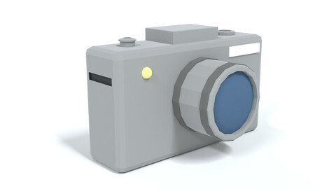 ArtStation - Low Poly Cartoon Photo Camera | Game Assets