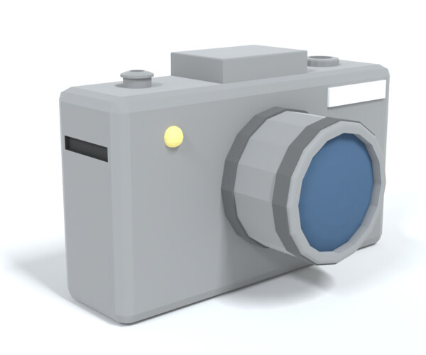 ArtStation - Low Poly Cartoon Photo Camera | Game Assets