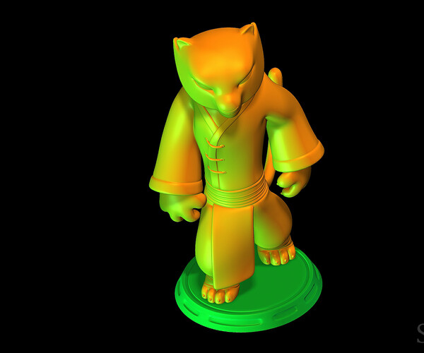 ArtStation - Tigress - Kung Fu Panda 3 3D print model | Resources