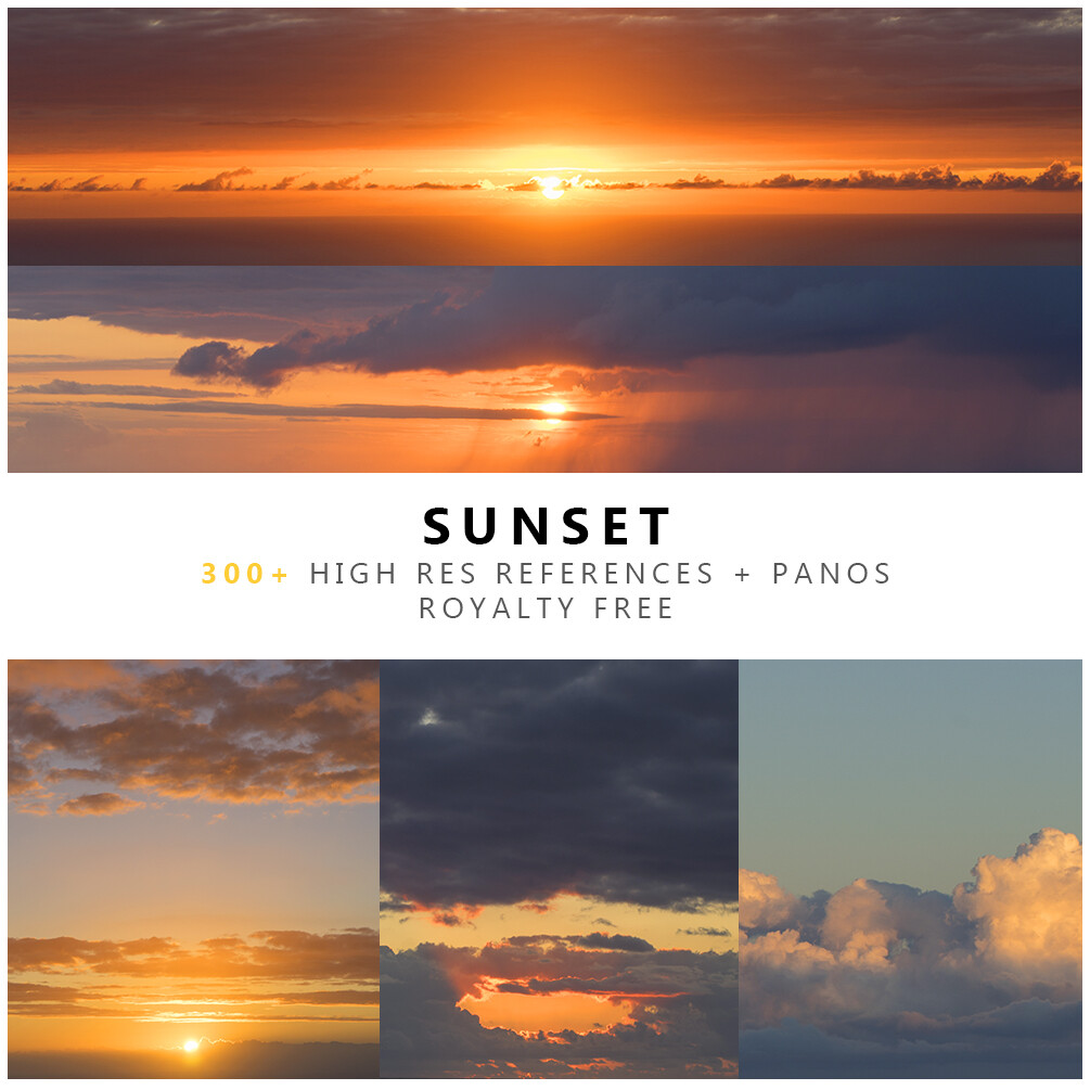 ArtStation - Sunset Texture PACK 03 | Resources