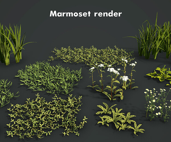 ArtStation - Grass Field Pack | Game Assets
