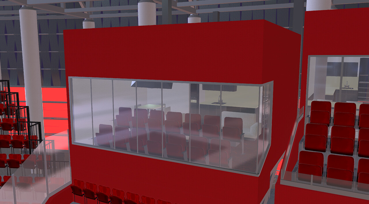 ArtStation - Medium-sized modern stadium (full interior) | Game Assets