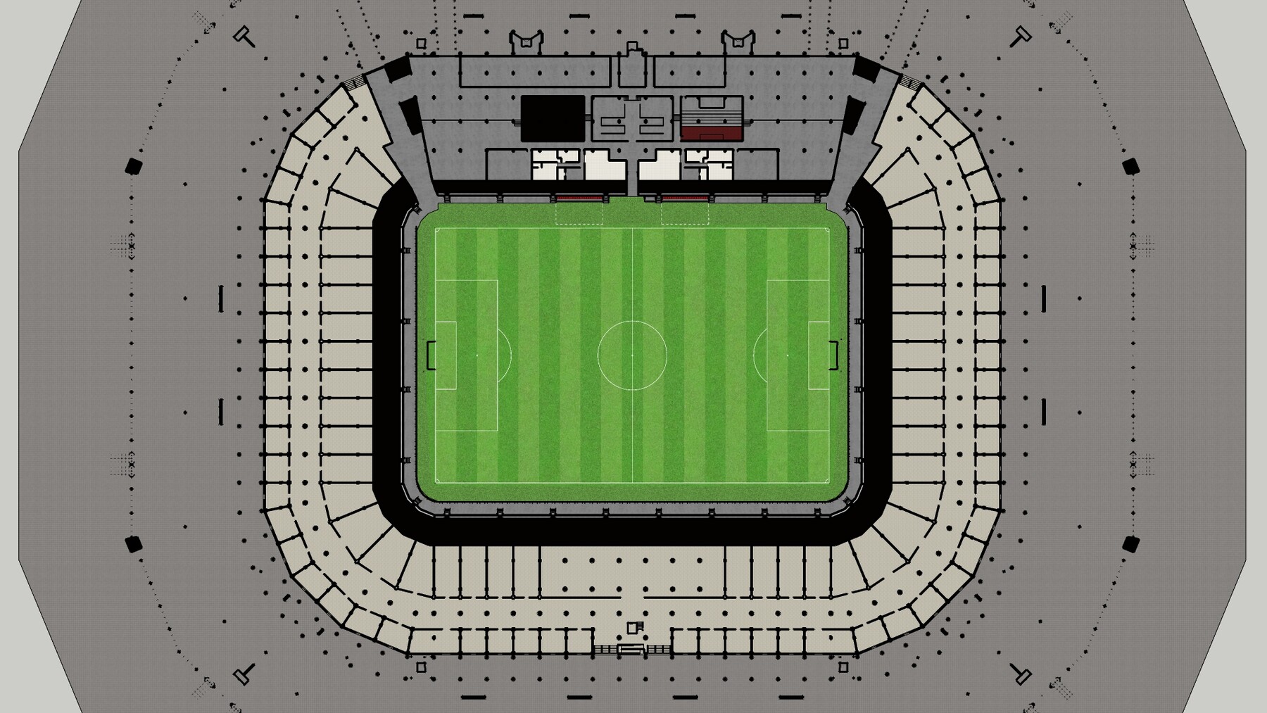 ArtStation - Medium-sized modern stadium (full interior) | Game Assets