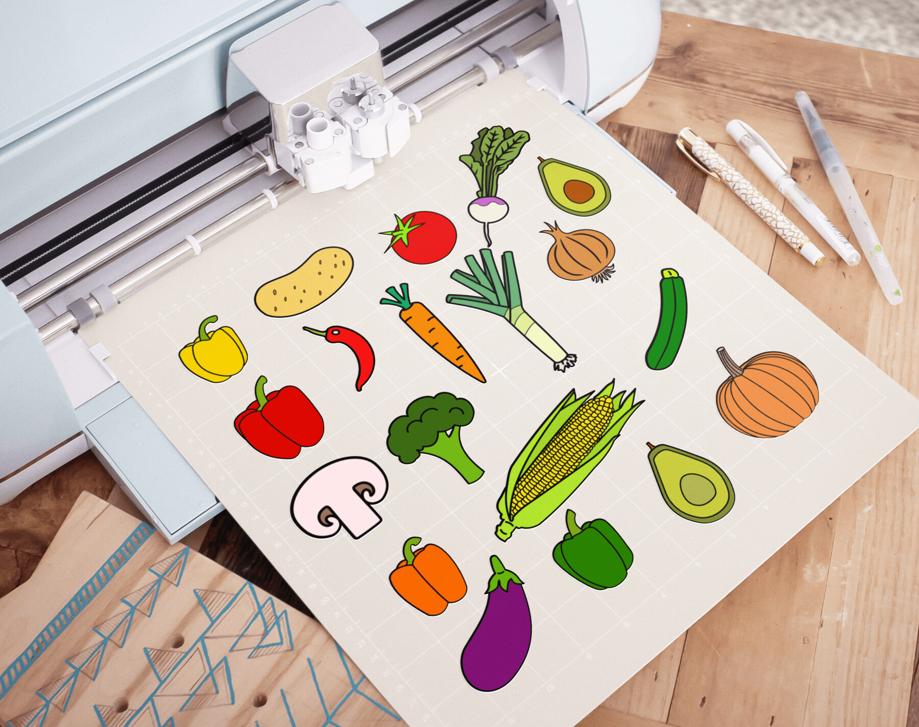 ArtStation - Vegetable Bundle SVG, Vegetable Bundle Cricut Cut File ...