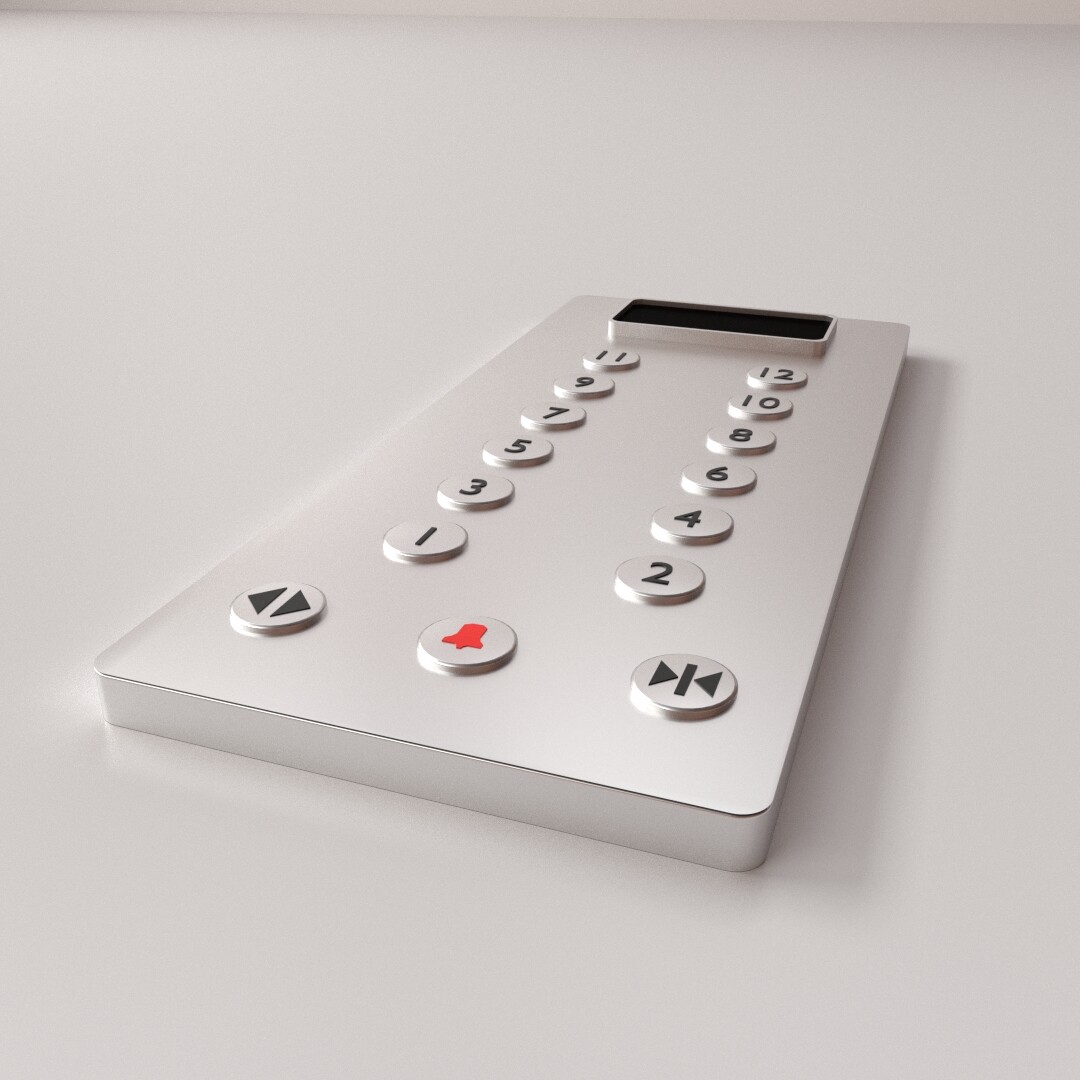 ArtStation - Elevator Panel | Game Assets