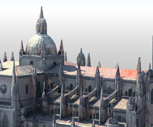 ArtStation - Cathedral 3D model | Game Assets