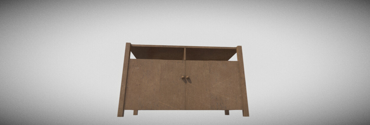 ArtStation - Wooden Table | Game Assets