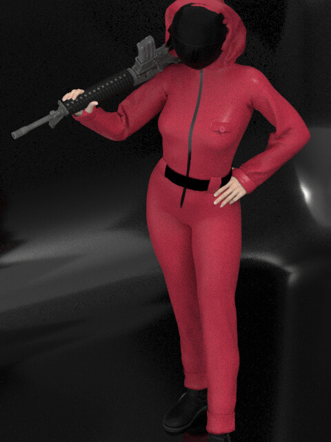 ArtStation - SQUID GAME: GUARD | Resources