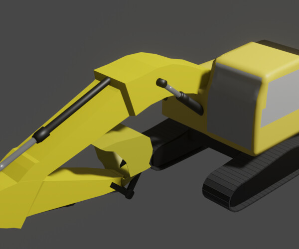 ArtStation - Excavator LP(Excavadora) | Game Assets