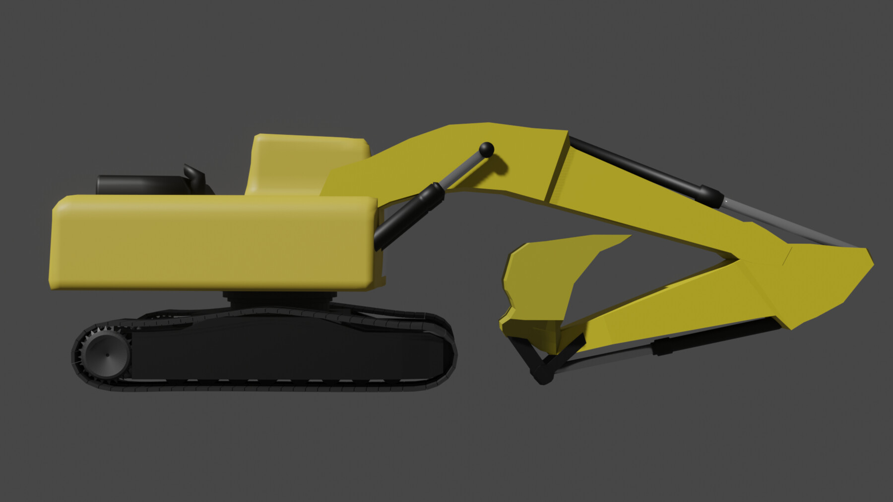 ArtStation - Excavator LP(Excavadora) | Game Assets