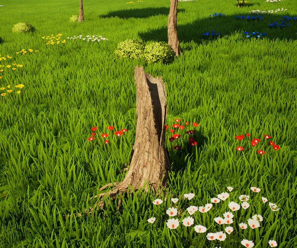 ArtStation - Stylized Trees Pack | Game Assets