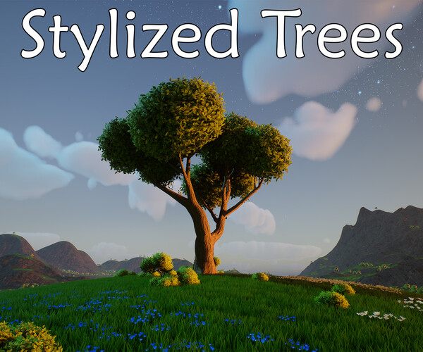 ArtStation - Stylized Trees Pack | Game Assets