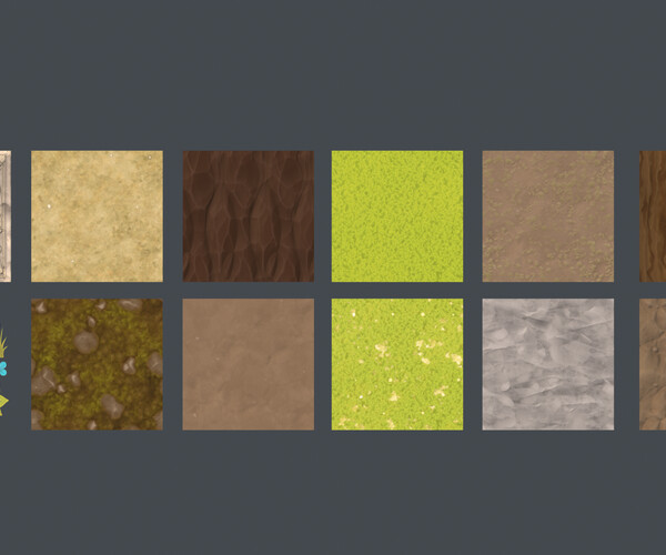 ArtStation - Stylized Environmental Texture Pack | Game Assets