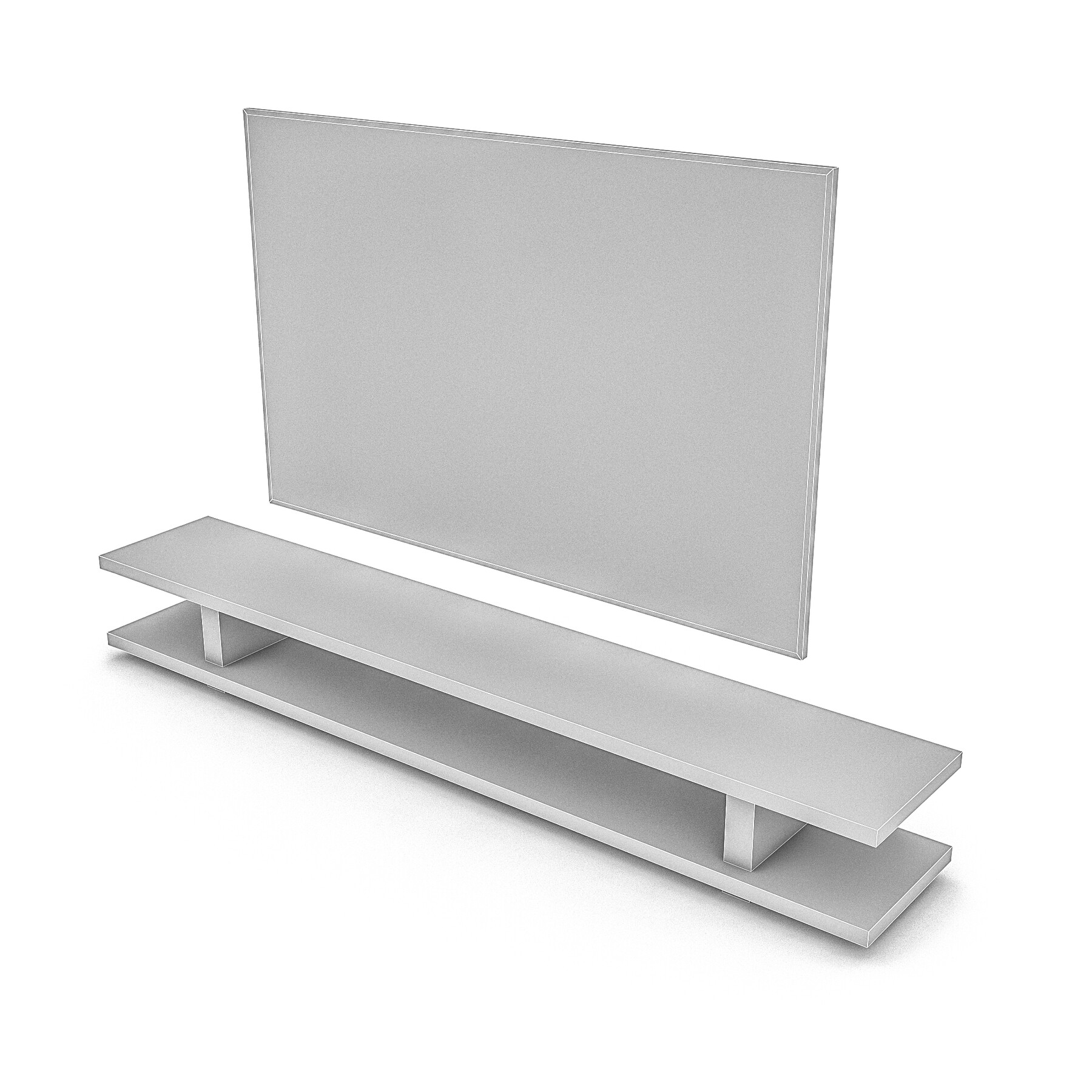 ArtStation - modern tv unit 3D model | Game Assets