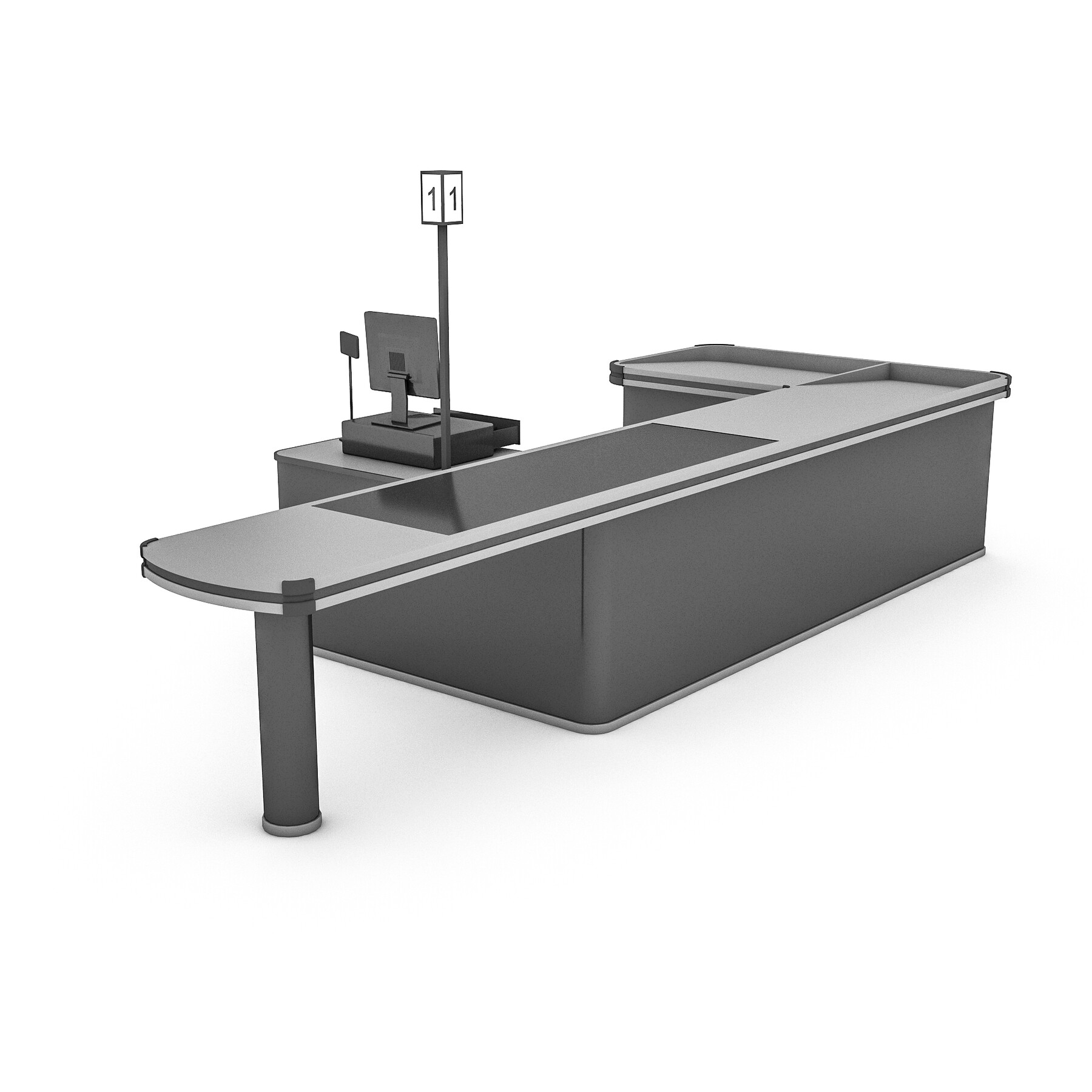 ArtStation - the cash register department 3D | Game Assets