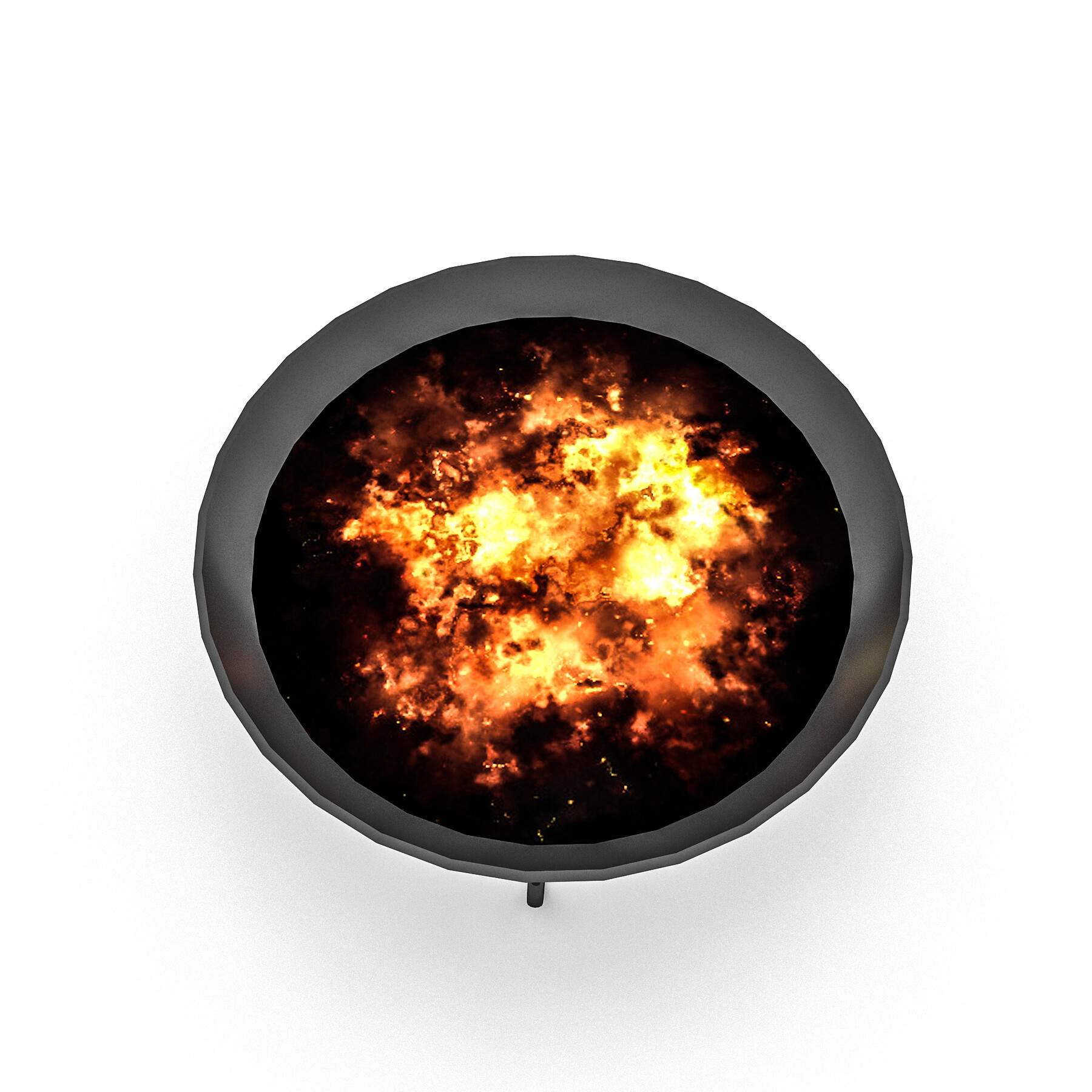 ArtStation - 3D model fire pit barbecue | Game Assets