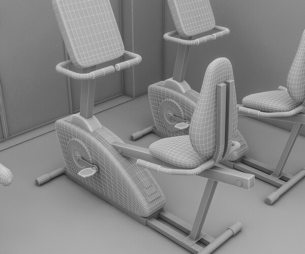 ArtStation - 3D gym full | Game Assets