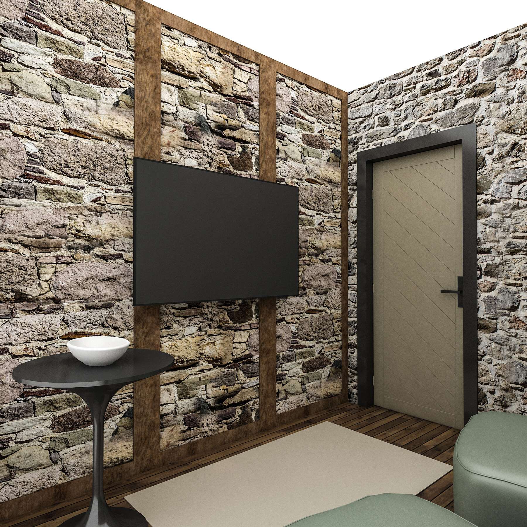 ArtStation - 3D model recreation room | Game Assets