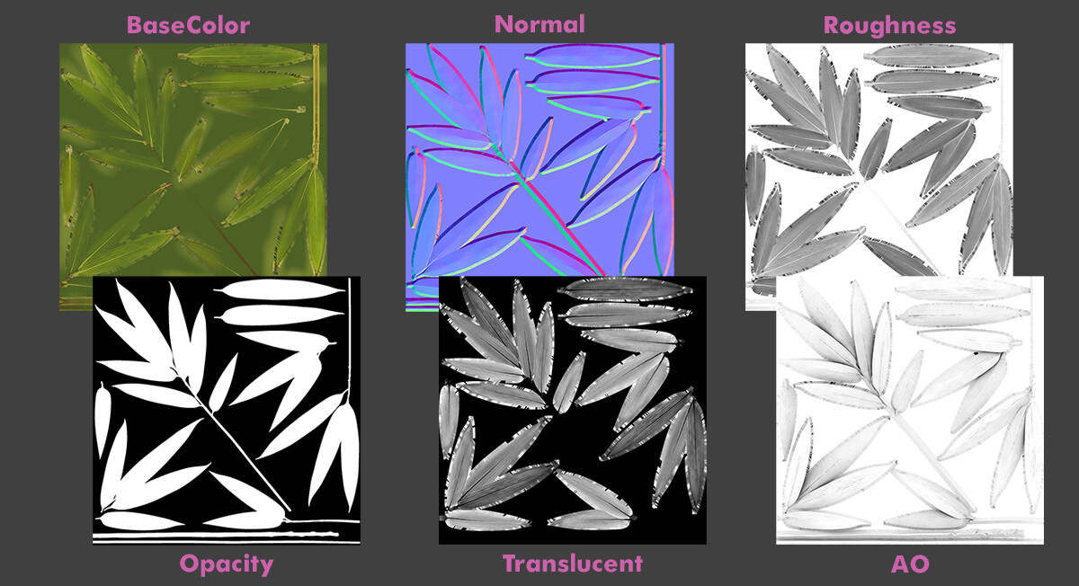 ArtStation - Bamboo Bush Pack | Game Assets