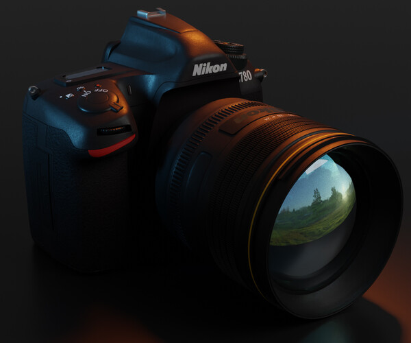 ArtStation - NIKON D780 Camera 3D Model | Game Assets