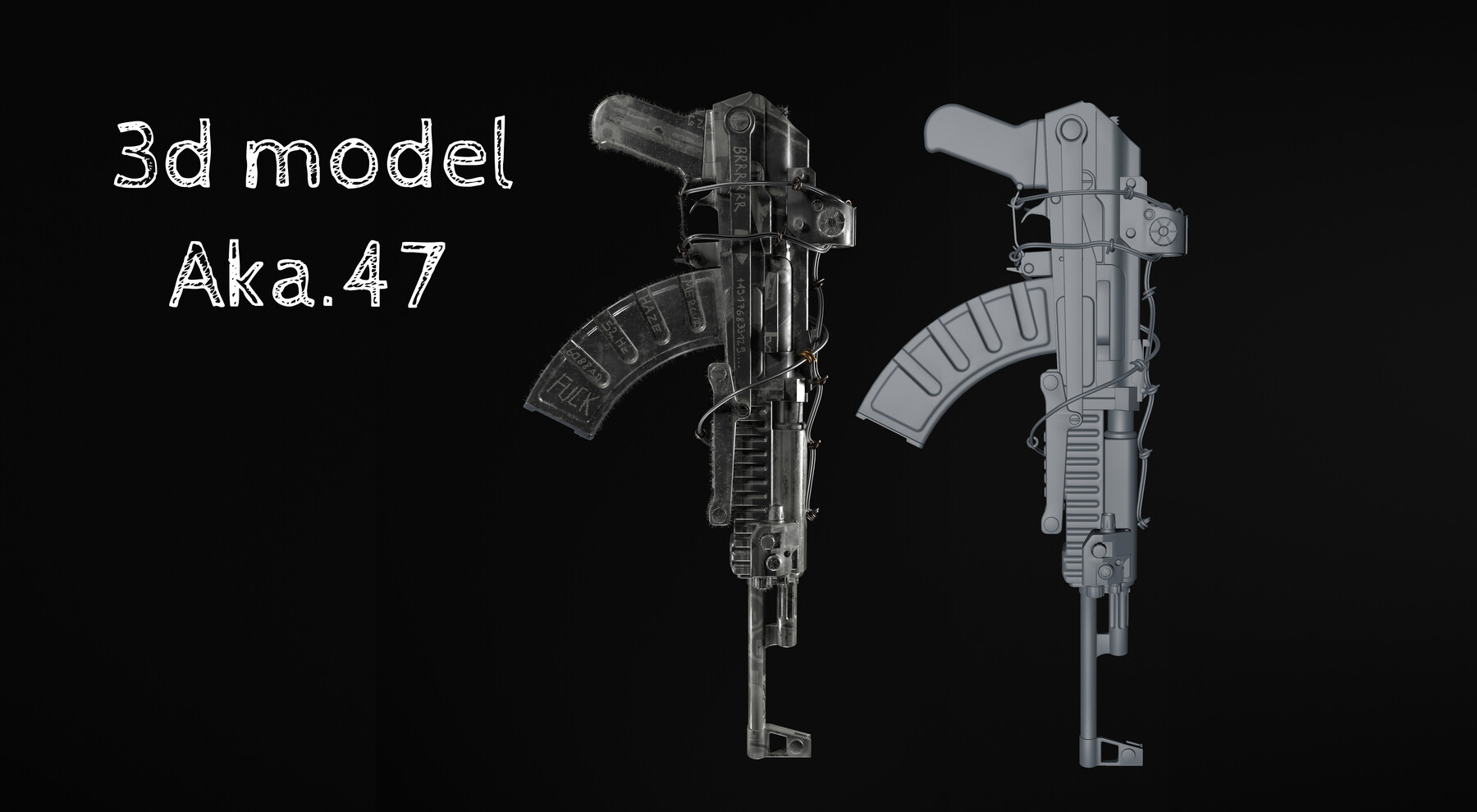 ArtStation - 3d model Aka.47 | Resources