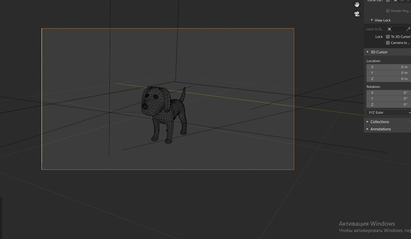 ArtStation - Cartoon Dog 3D Model. | Game Assets