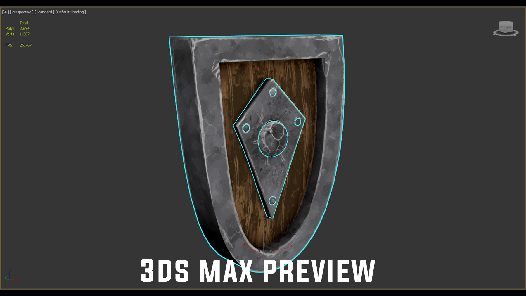 ArtStation - Stylized Medieval Shield | Game Assets