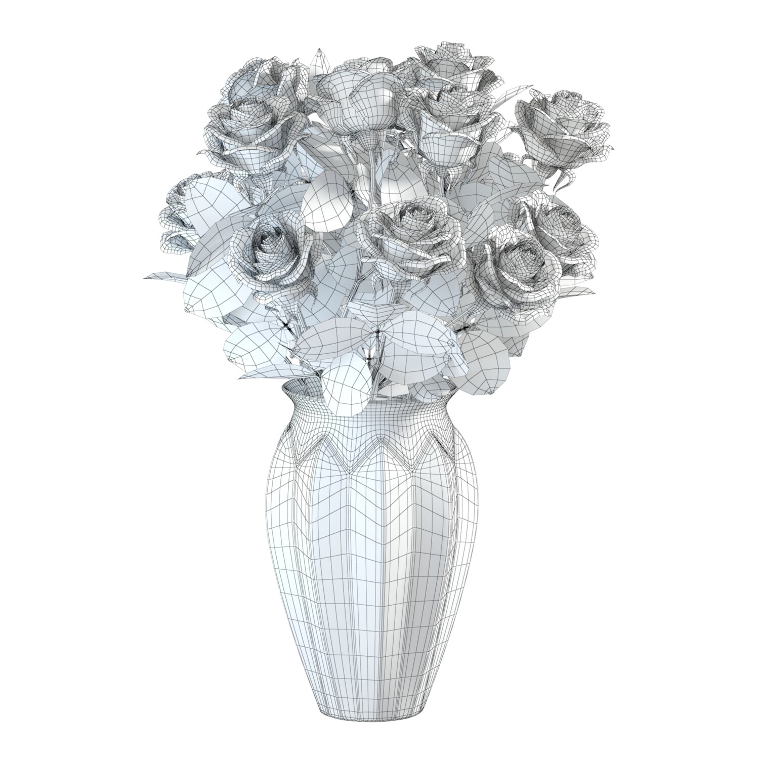 ArtStation - 3D Model / Flower Set 03 / Red Roses Bouquet | Resources