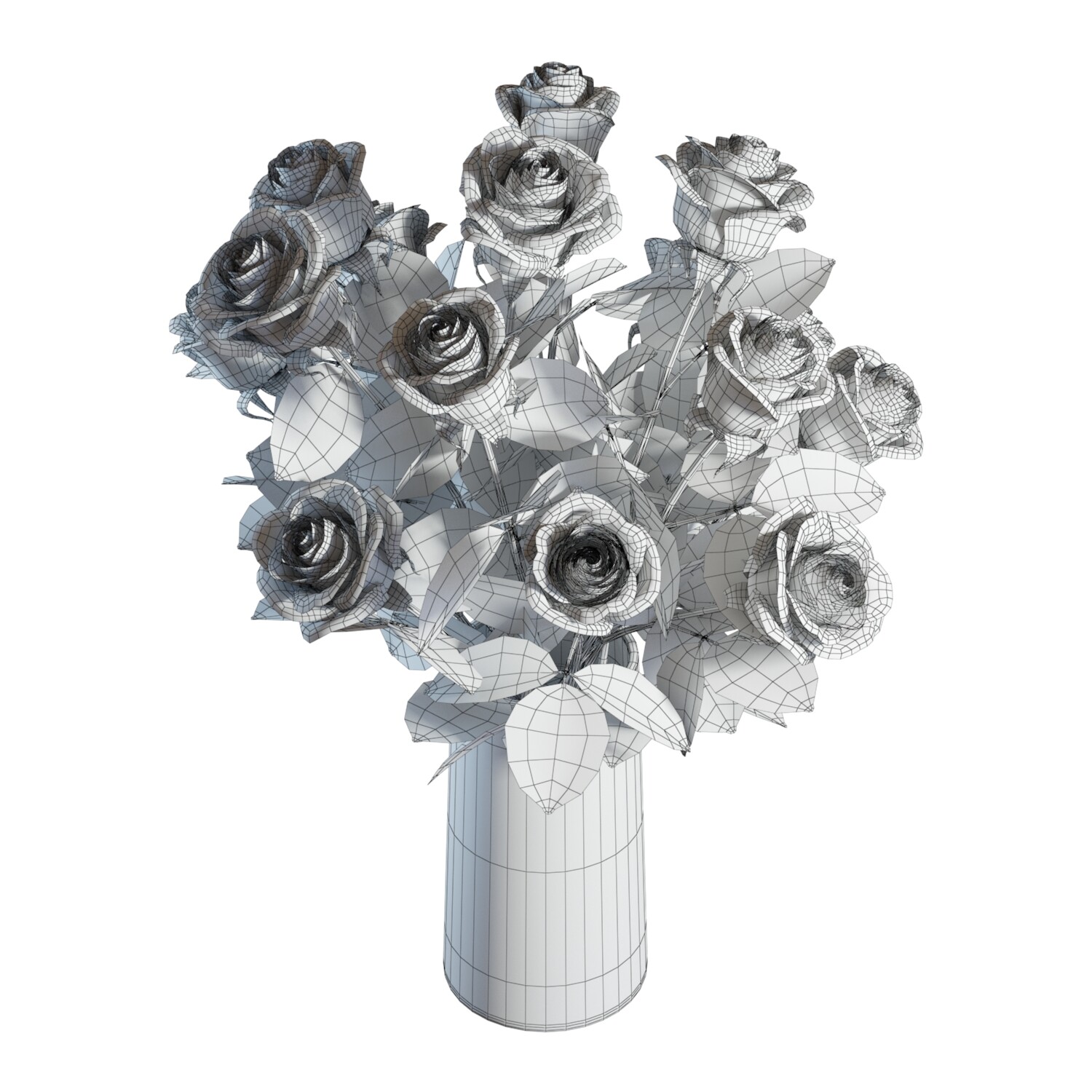 ArtStation - 3D Model / Flower Set 05 / Yellow Roses Bouquet | Resources