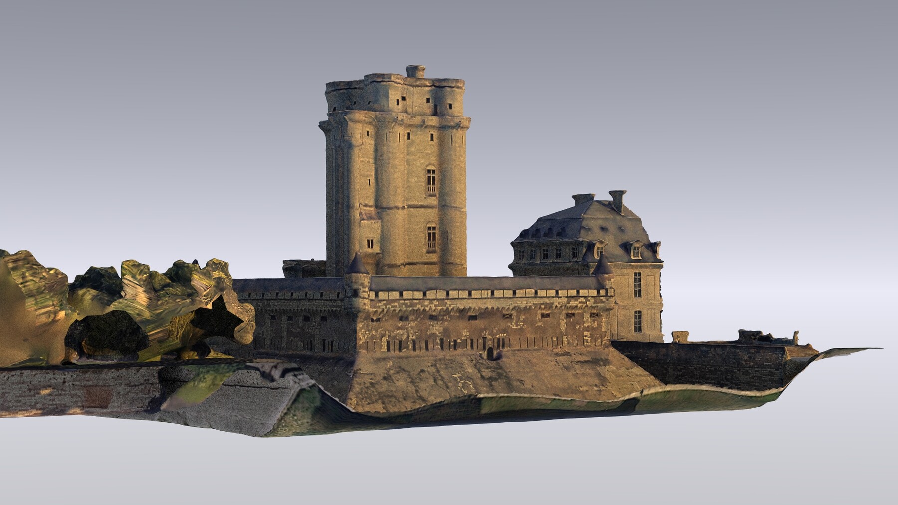 ArtStation - Old castle 3D model | Resources