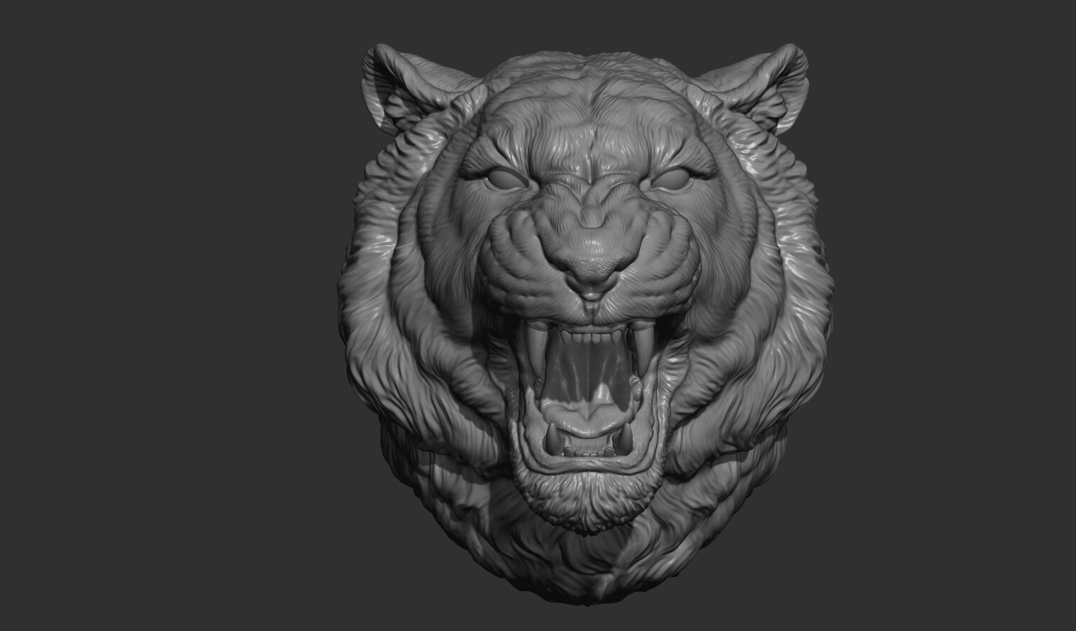 ArtStation - Tiger grin roar | Resources
