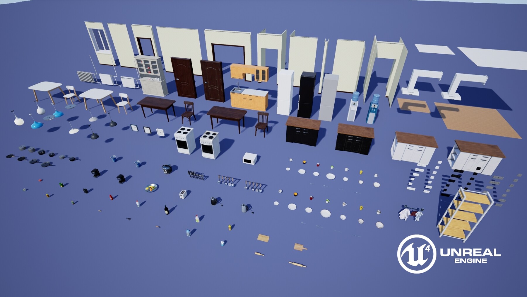 ArtStation - Kitchen Props Pack | Game Assets