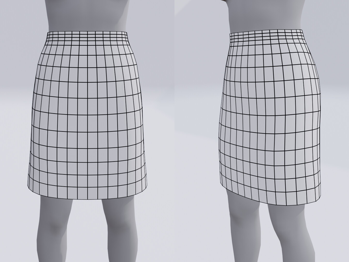 ArtStation - short skirt 3d model clothing | Game Assets