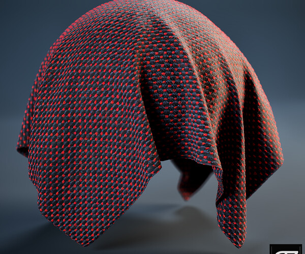 ArtStation - PBR - COTTON INDUSTRIAL FABRIC - 4K MATERIAL | Game Assets