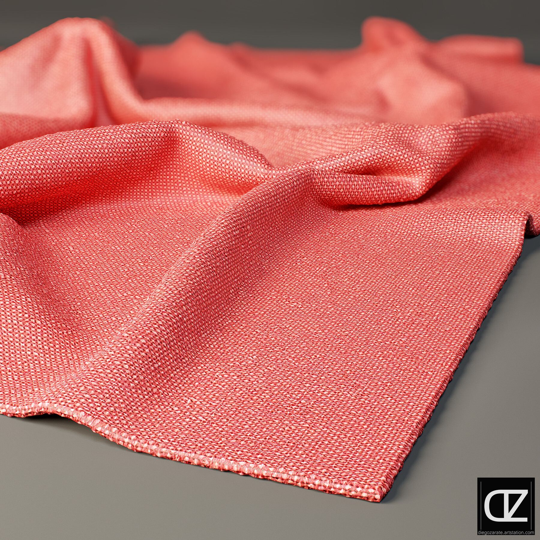 ArtStation - PBR - FAKE FABRIC / PLASTIC CLOTH - 4K MATERIAL | Game Assets
