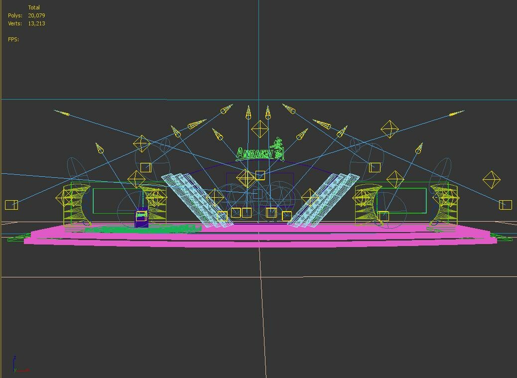 ArtStation - 3DS Max 2014 Stage Concert 10 | Resources