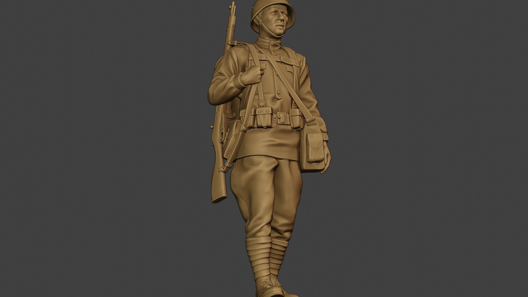ArtStation - Russian soldier ww2 Walk R1 | Resources