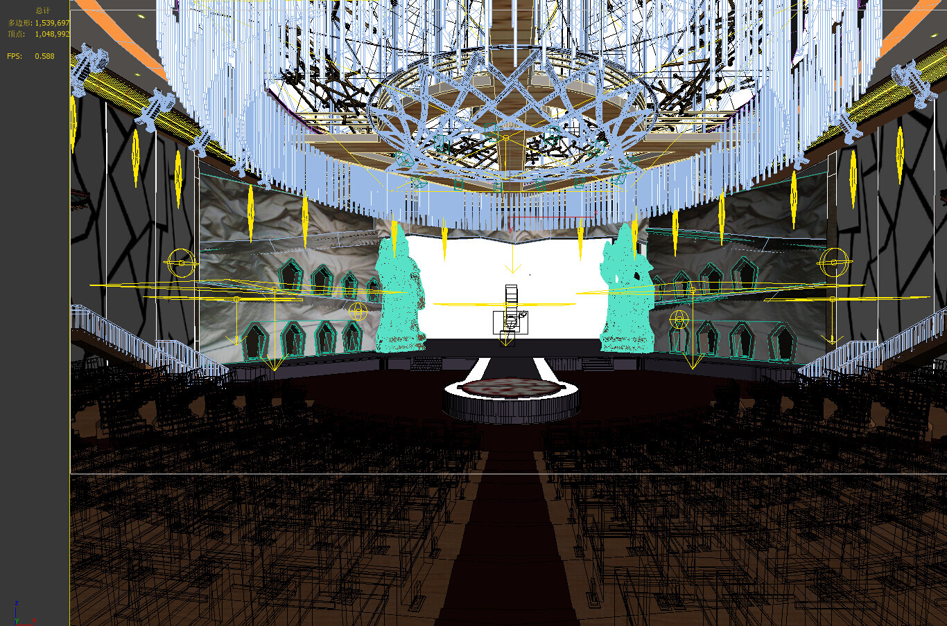 ArtStation - 3DS Max 2014 Stage Concert 16 | Resources