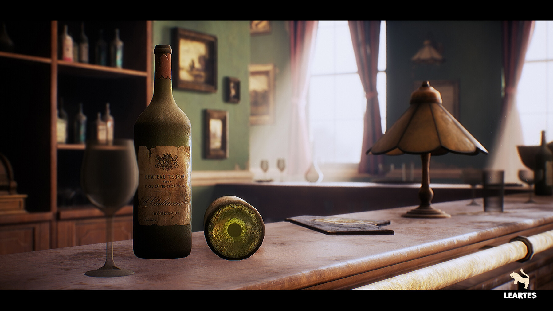 ArtStation - Vintage Bar Interior Environment | Game Assets