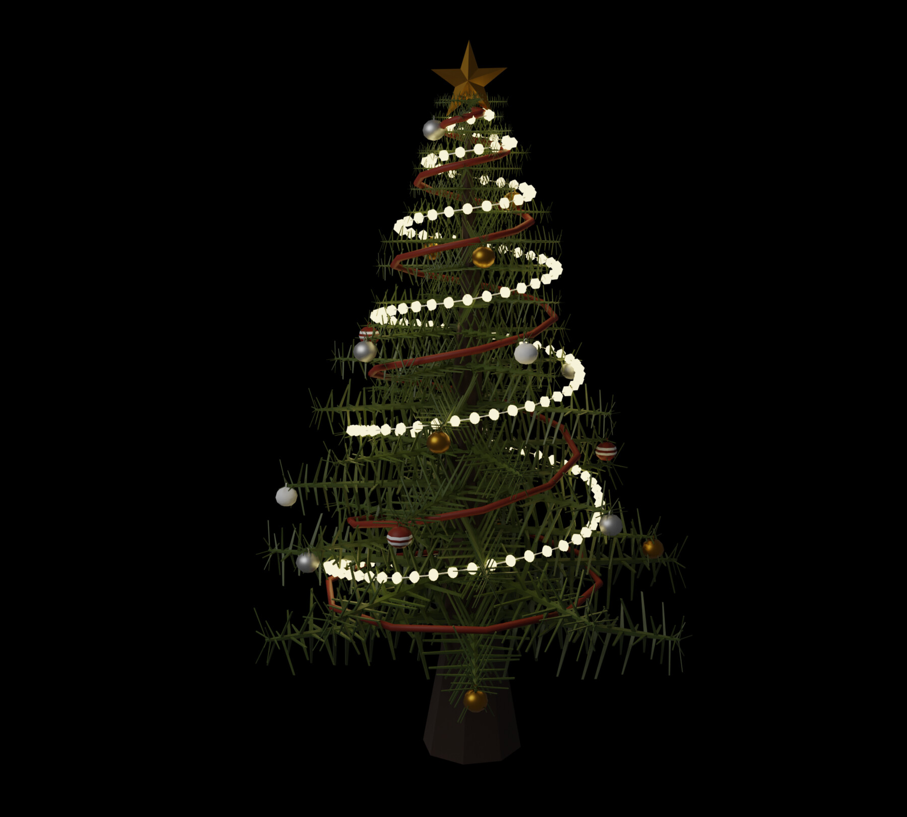 ArtStation - Christmas tree | Game Assets