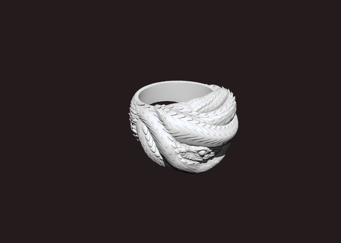 ArtStation - Snake Coil Ring | Resources