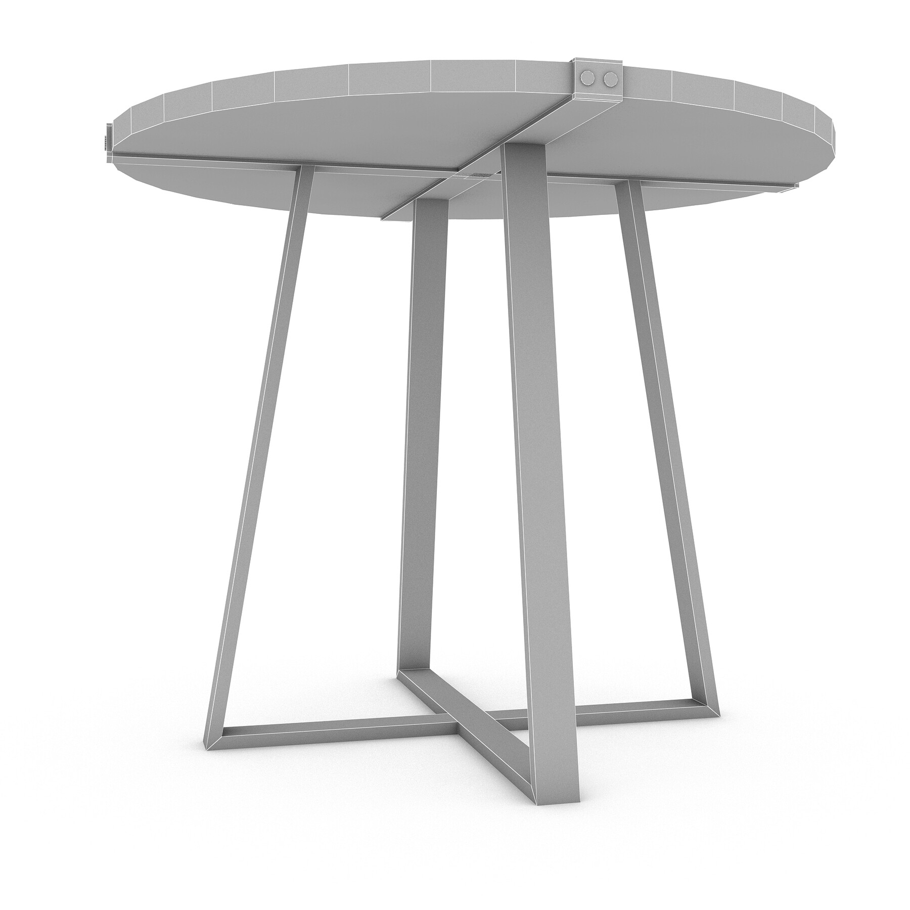 ArtStation - wooden table 02 3D model | Game Assets