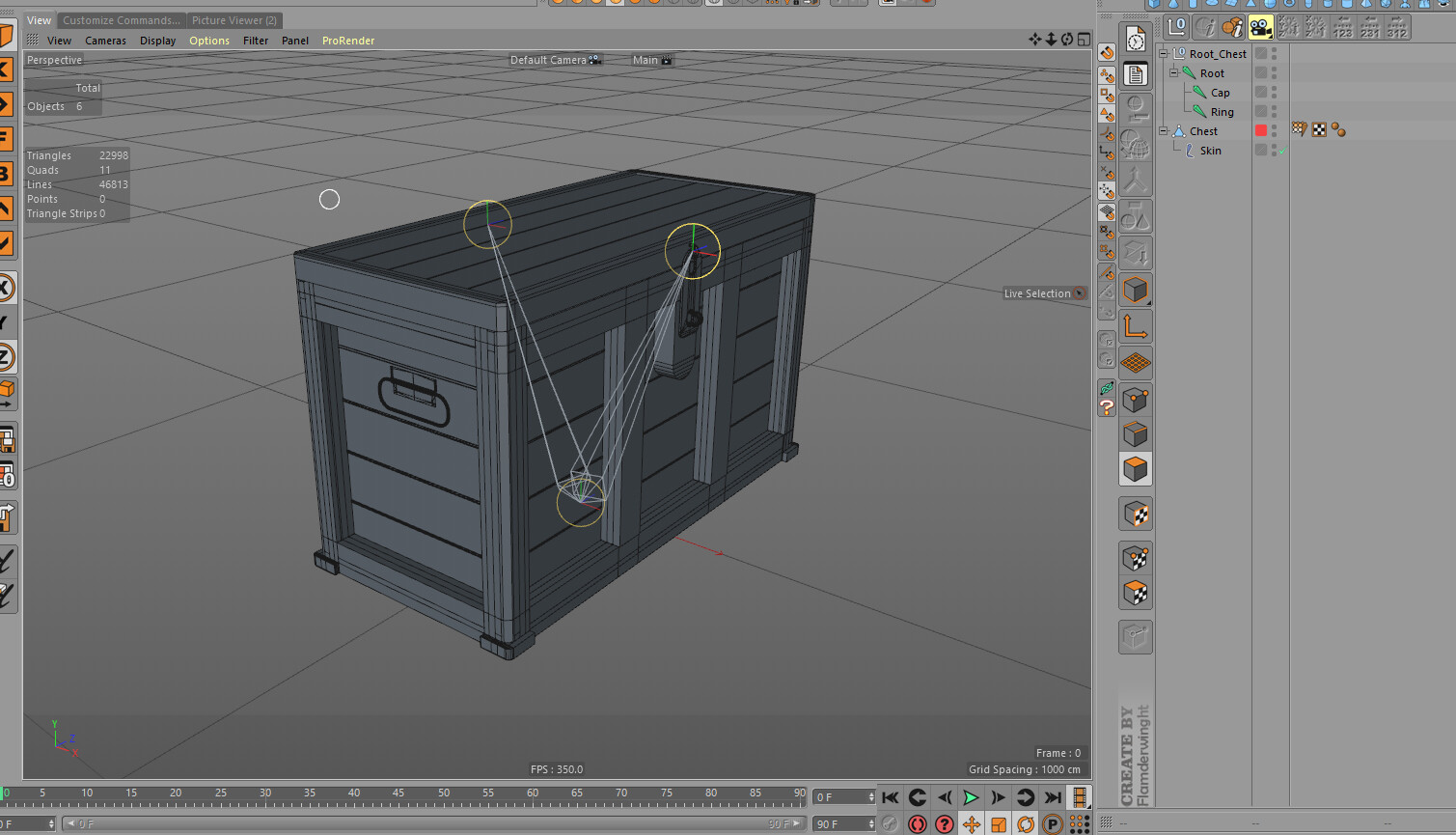 ArtStation - Old wooden Chest Low-poly | Resources