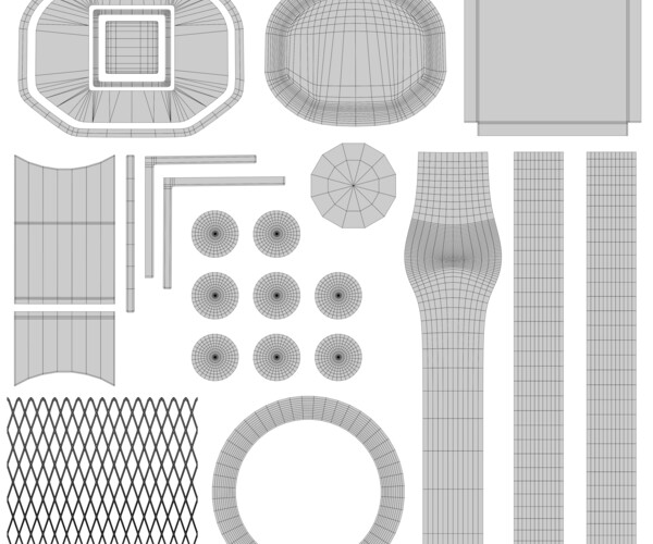 ArtStation - Basketball Net Collection | Game Assets